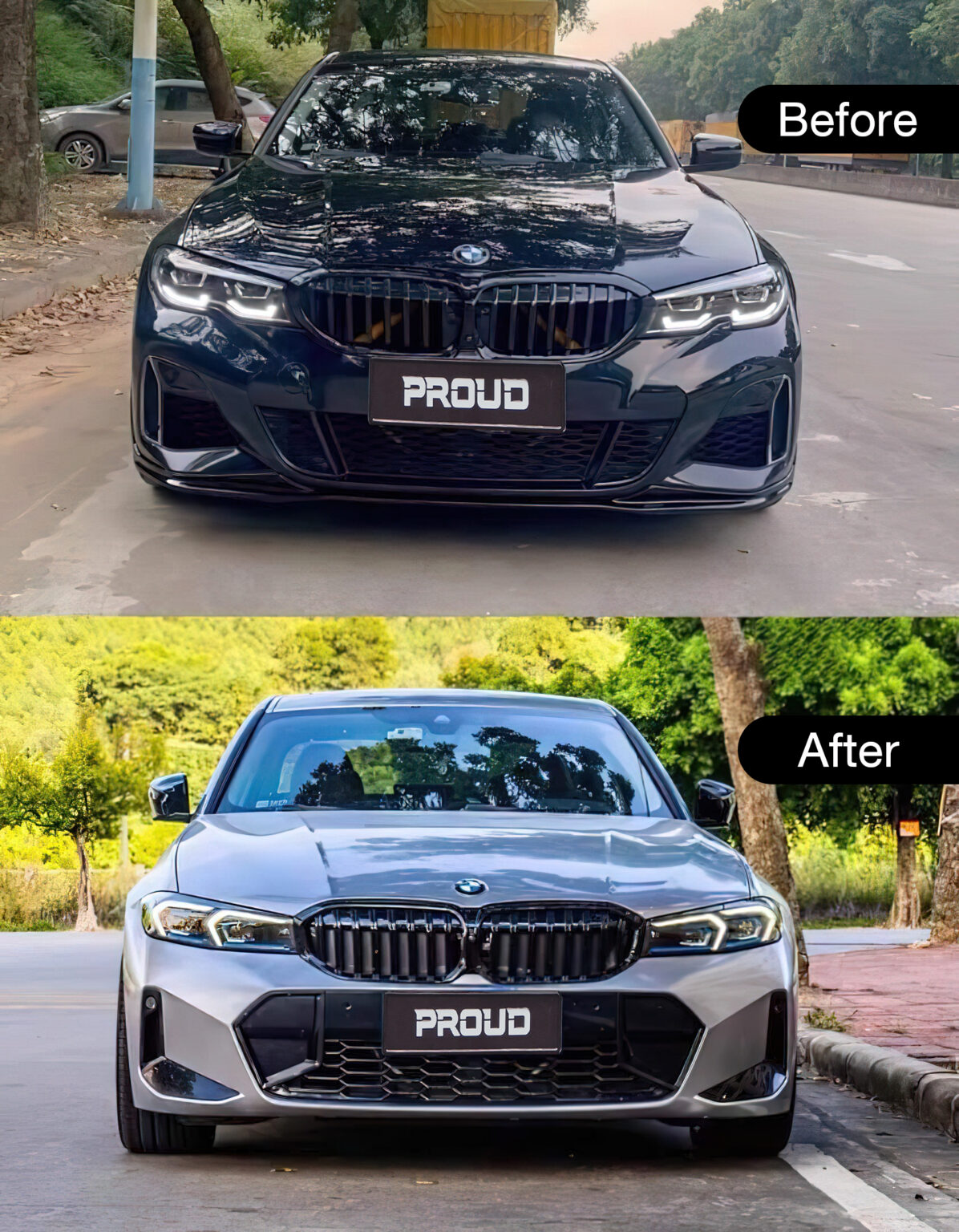ชุดแต่งแปลงโฉม BMW G20 (ปี19-22) เป็น LCI 2023 • Proud Auto Parts