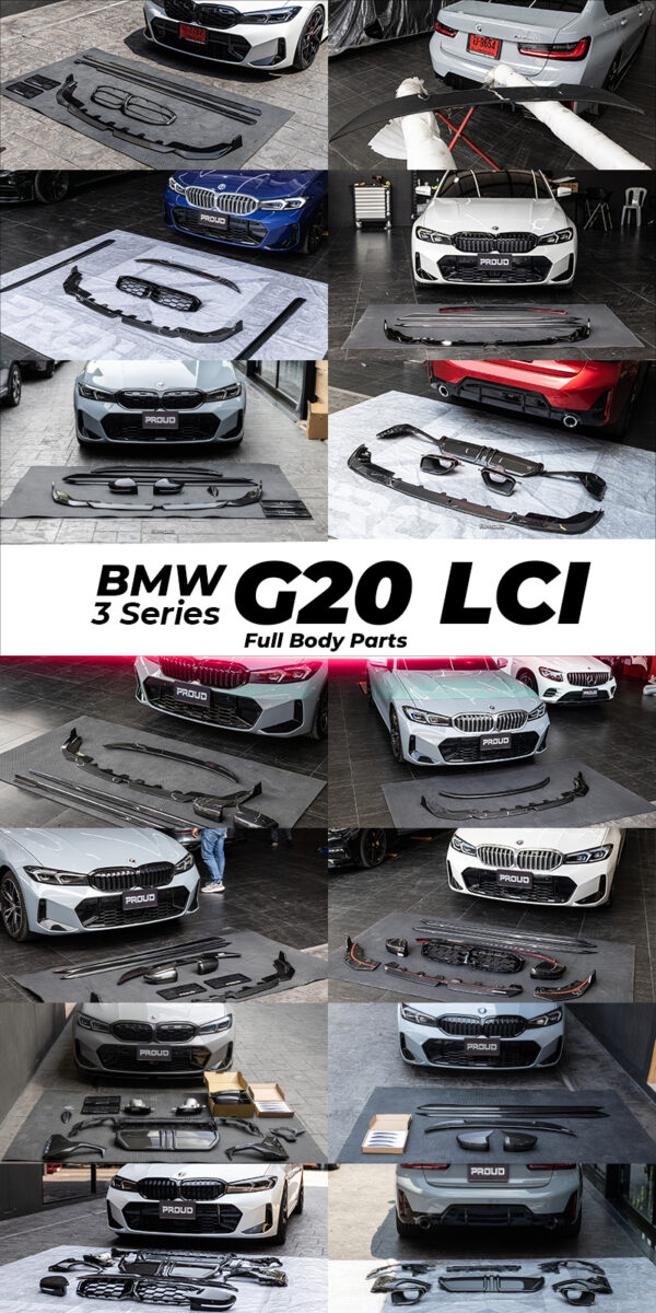 ชุดแต่ง M Performance รอบคัน BMW 3 Series G20 LCI • Proud Auto Parts