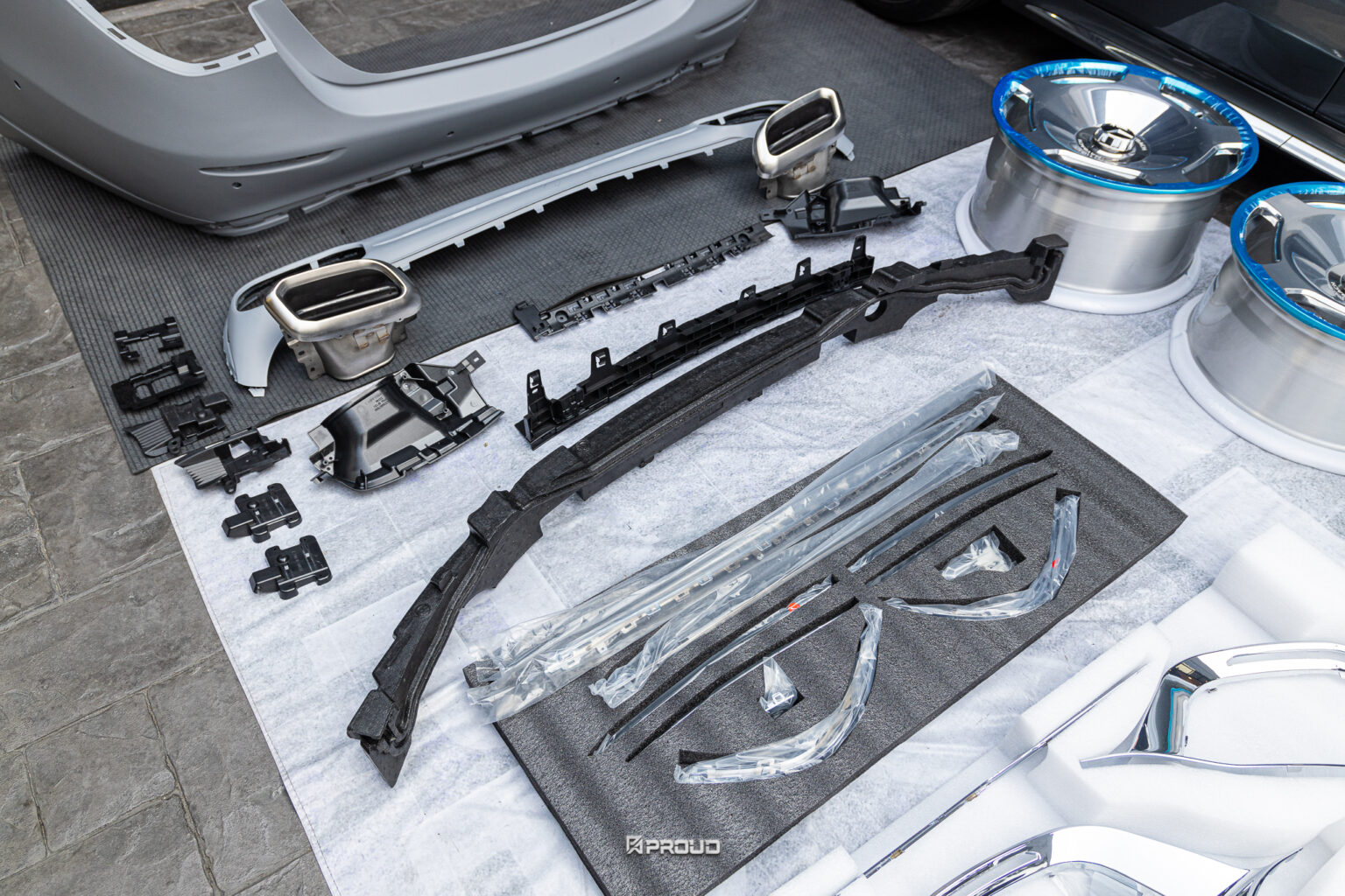 ชุดแต่ง MAYBACH ตรงรุ่น Benz S CLASS W223 • Proud Auto Parts