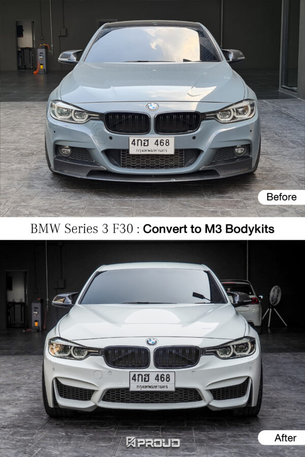 ชุดแต่งแปลงโฉม BMW 3 Series F30 เป็น M3 รอบคัน • Proud Auto Parts