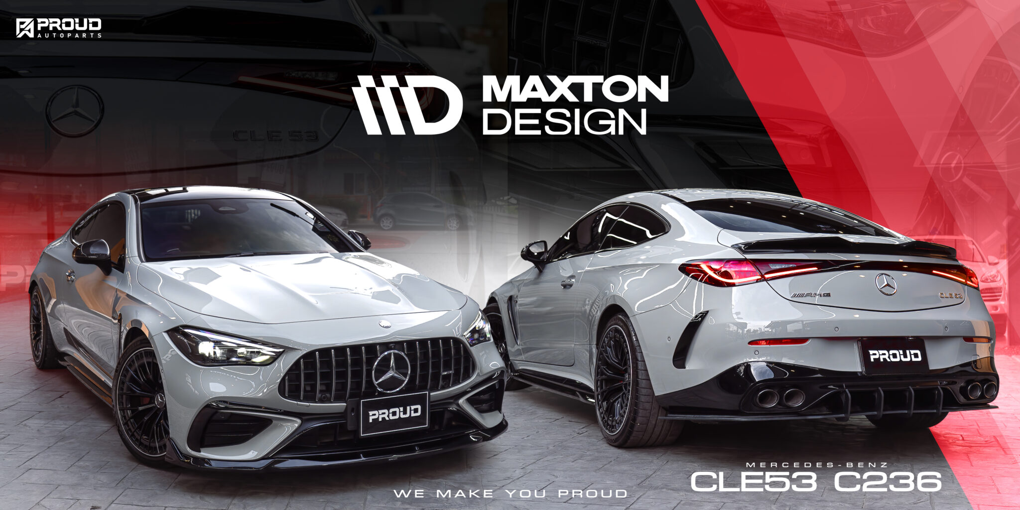 ชุดแต่ง MAXTON DESIGN รอบคัน Benz CLE53 C236 (2025) • Proud Auto Parts